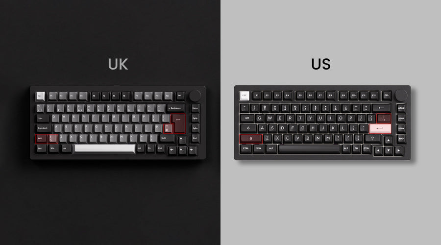 UK Keyboard Layout vs US Keyboard Layout