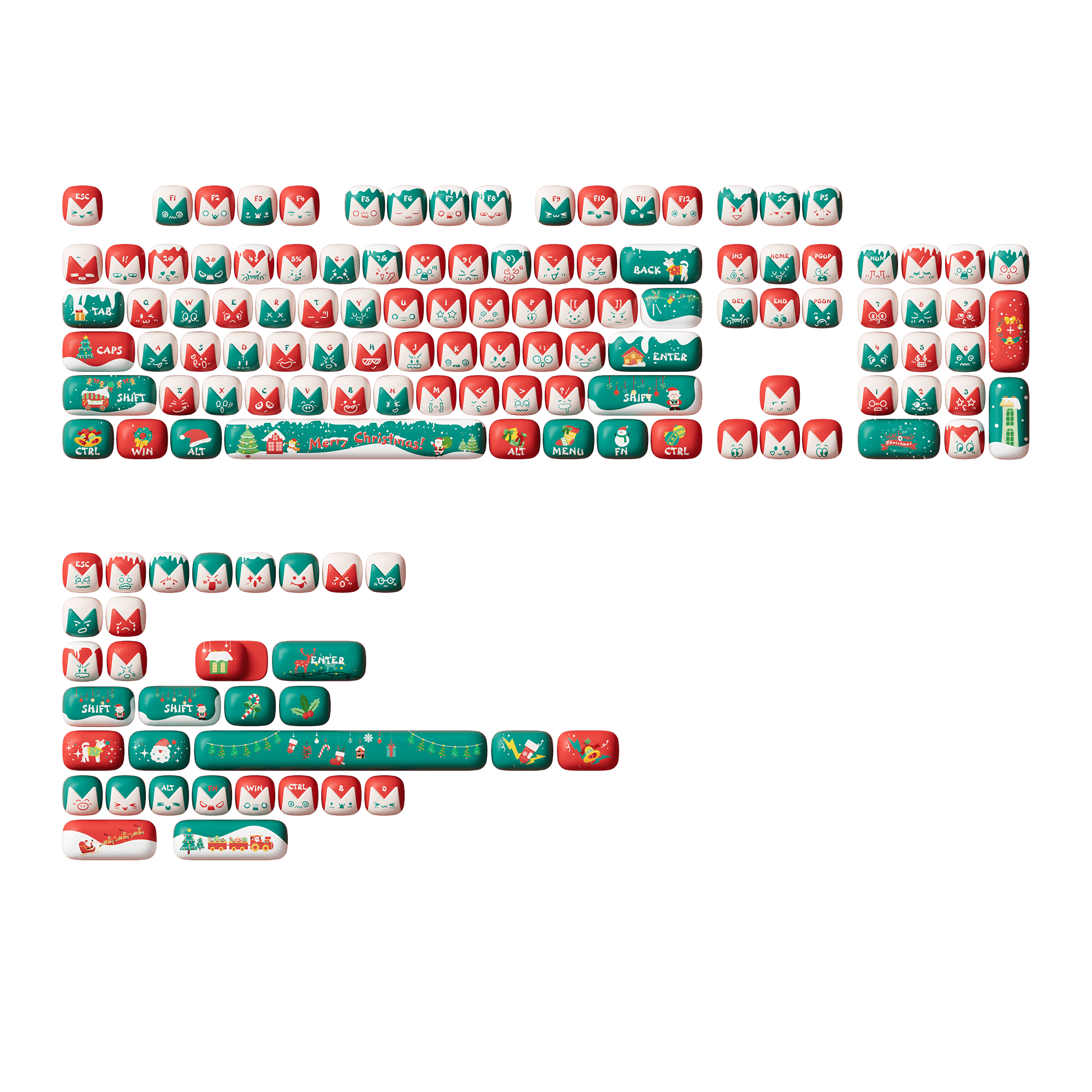 Akko Christmas Fantasy Keycap Set (137-key) | Monsgeek EU