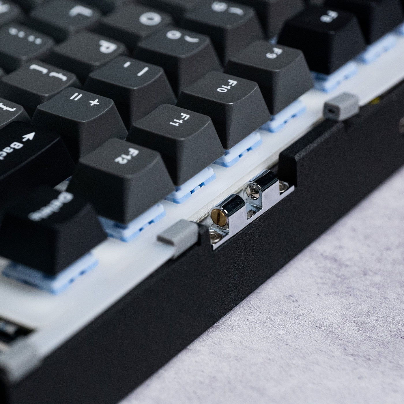 MonsGeek M1 V5- Black on White- Black & Silver | Monsgeek