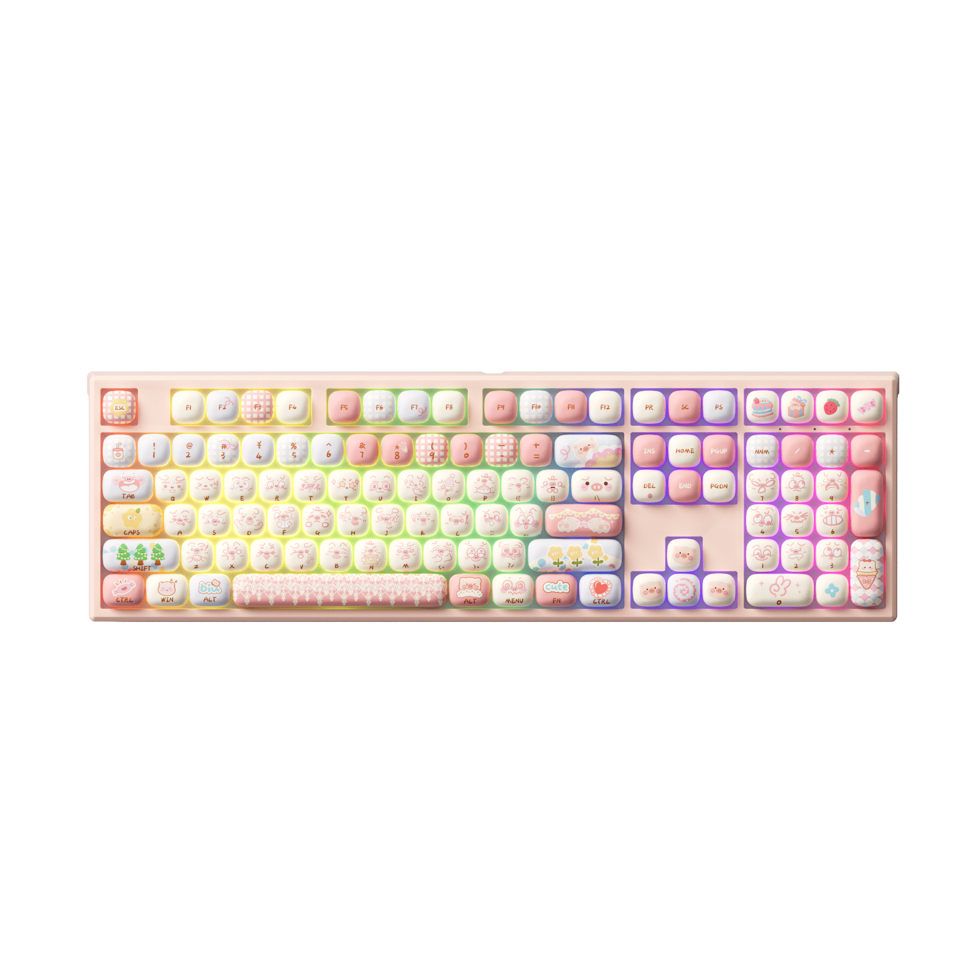 Monsgeek MG108B Piggy Party Full Size Mechanical Keyboard | Monsgeek EU