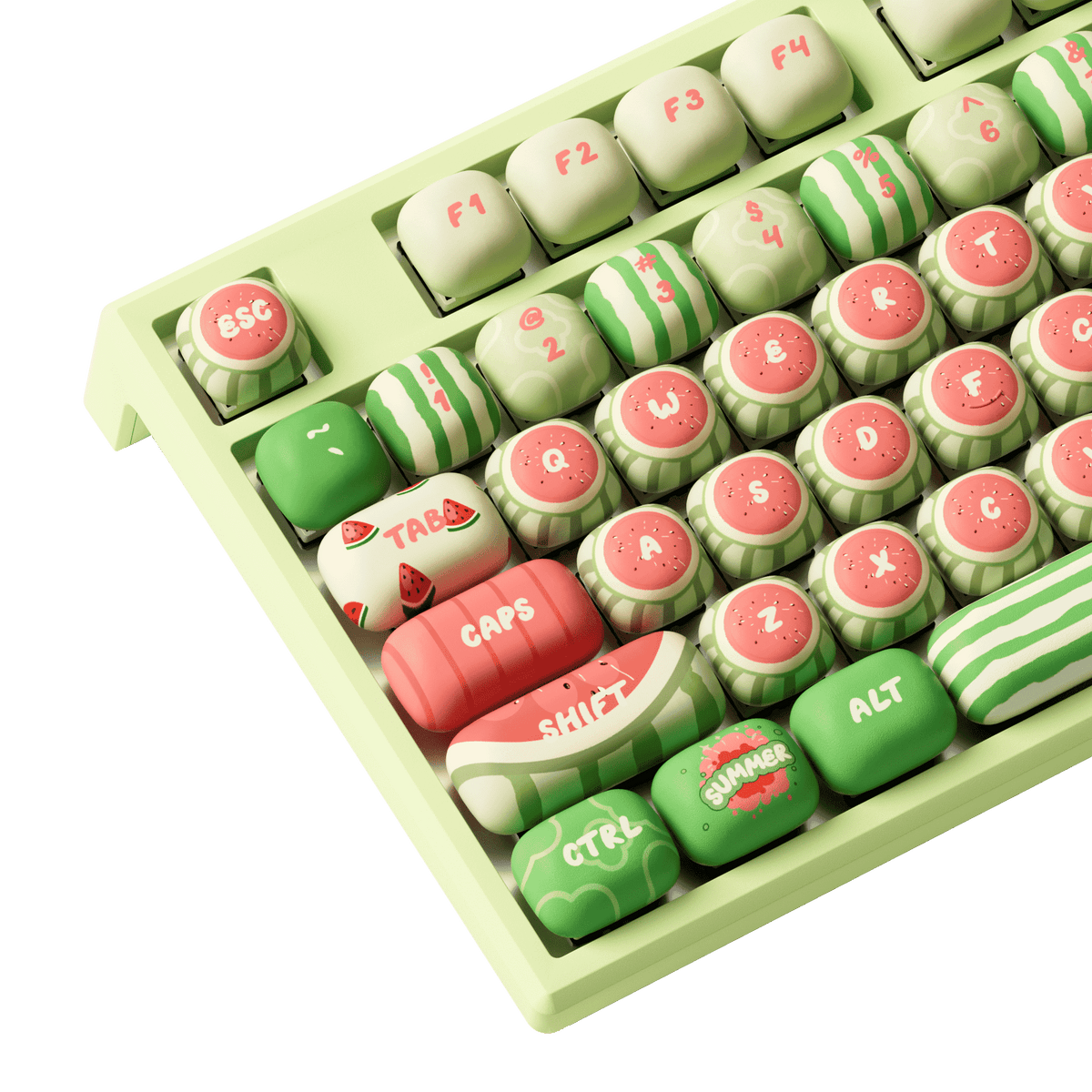 Monsgeek MG108B Watermelon Full Size Mechanical Keyboard | Monsgeek EU