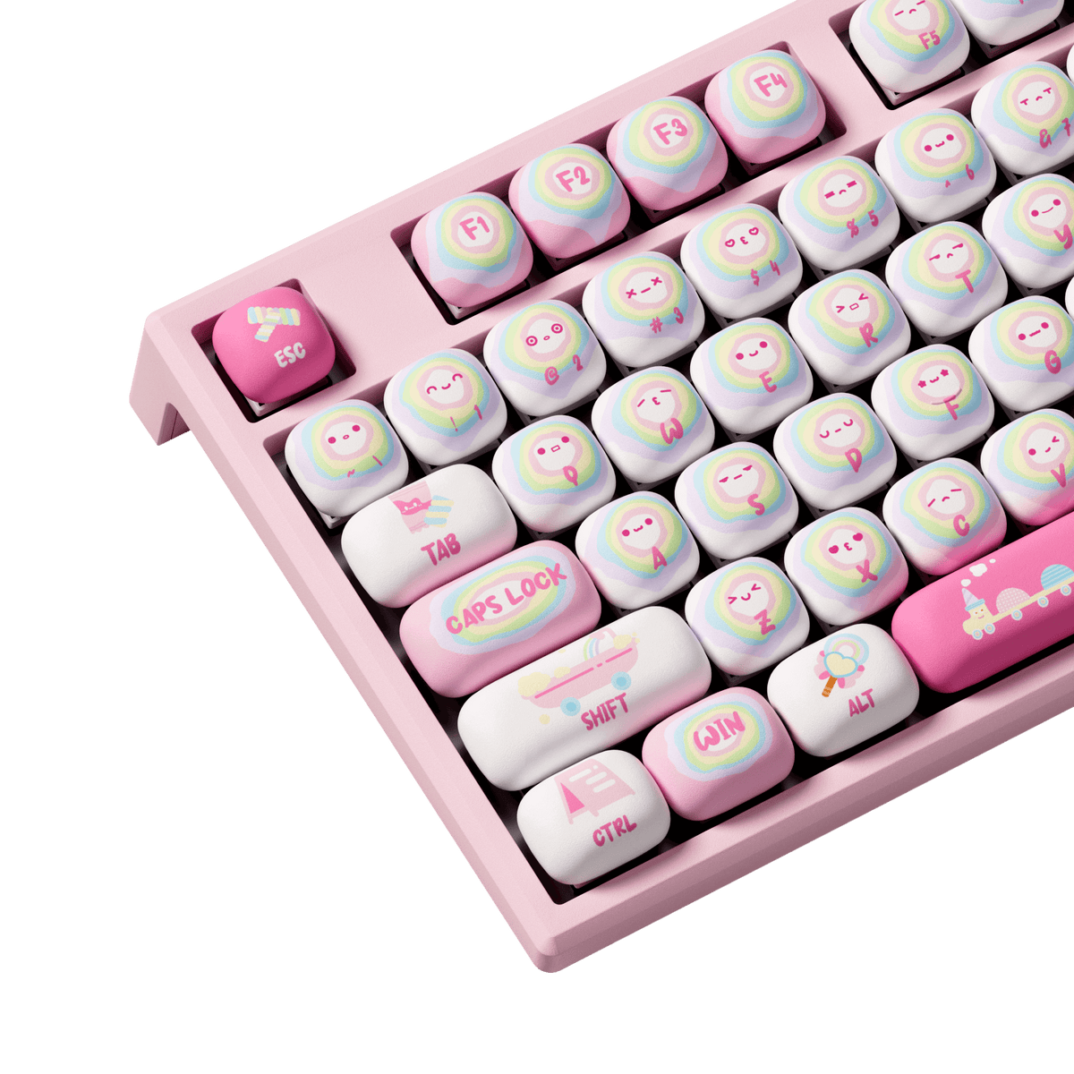 Monsgeek MG108B Rainbow Marshmallows Mechanical Keyboard | Monsgeek EU